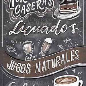 A3 Printable Coffee Shop Wall Art – Warm Bakery Illustration Poster ...
