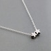 Two Stars Necklace, Tiny Silver Star Charm Necklace, Best Friend Gift ...