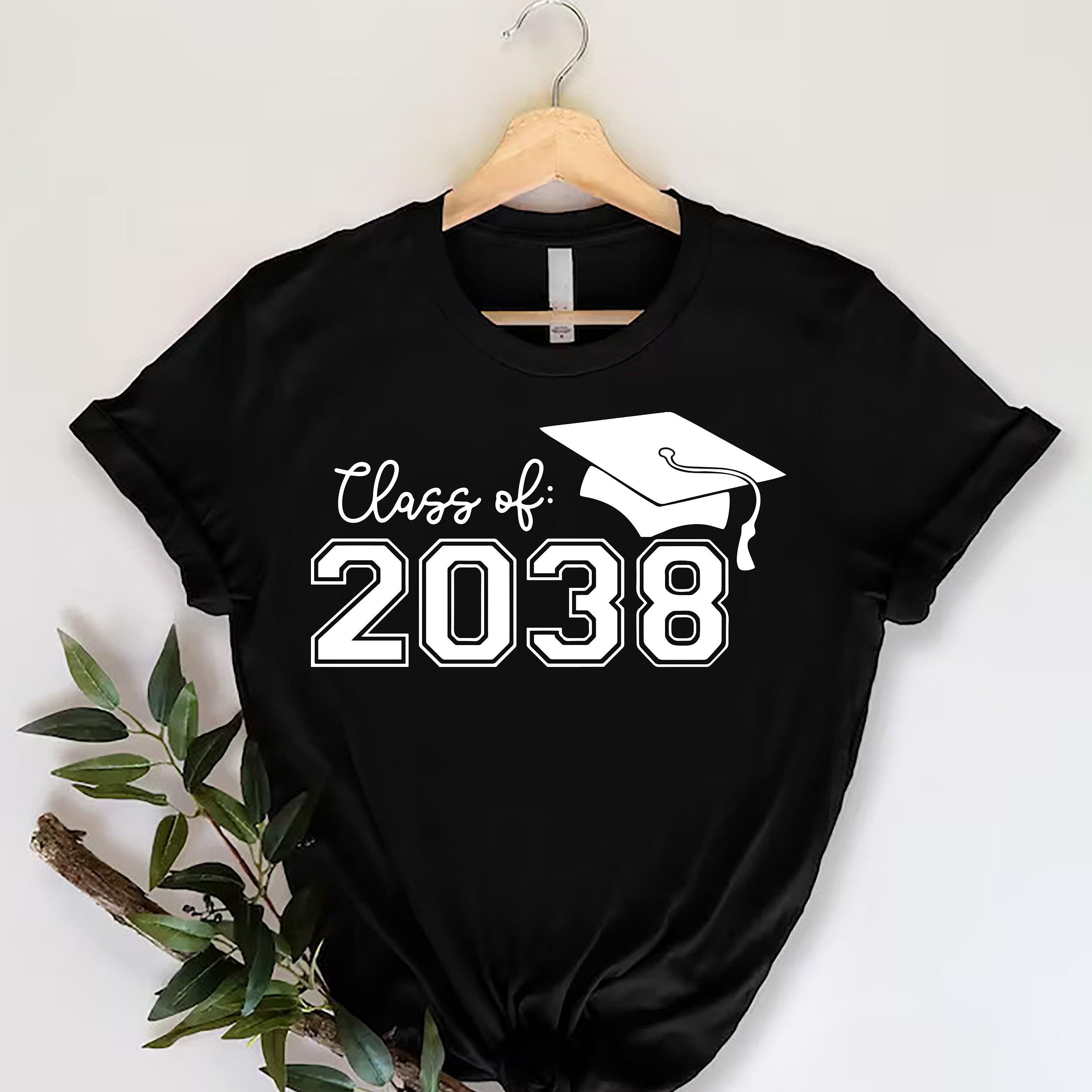 Class of 2038 Shirt, Growing up Shirt, School Shirt, Graduation Shirt ...