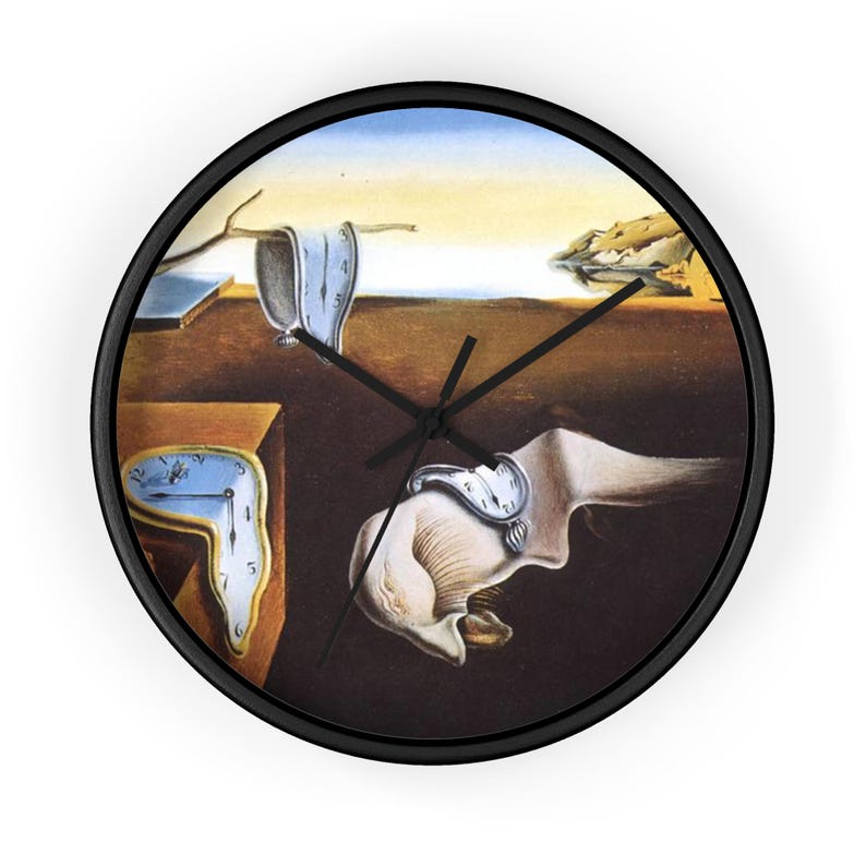 Salvador Dalí Surrealist Wall Clock Dreamy Decor, Unique Gift, Home ...