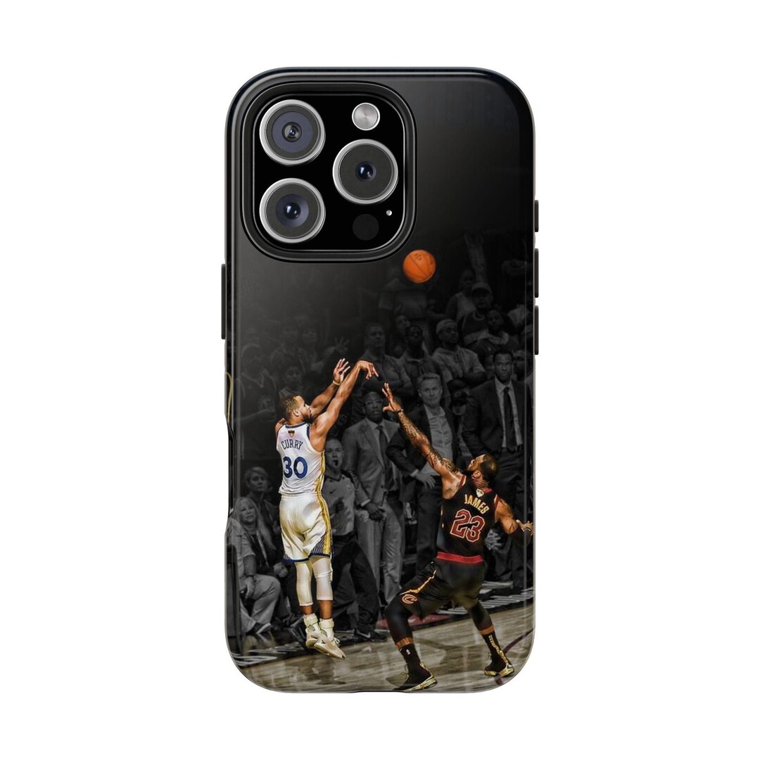 Stephen Curry & Lebron James Tough Phone Case, NBA Phone Cases, Golden ...