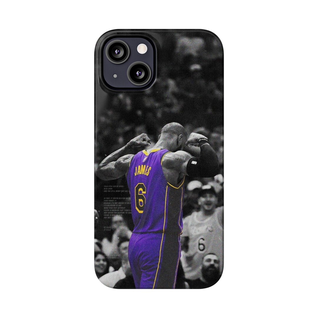 Lebron James Lakers Jersey Tough Phone Case, NBA Cases, LA Lakers, King ...