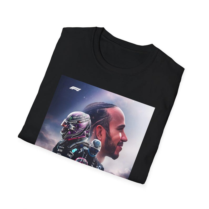 Lewis Hamilton F1 Inspired Mercedes Unisex Softstyle T-shirt, Memorial ...