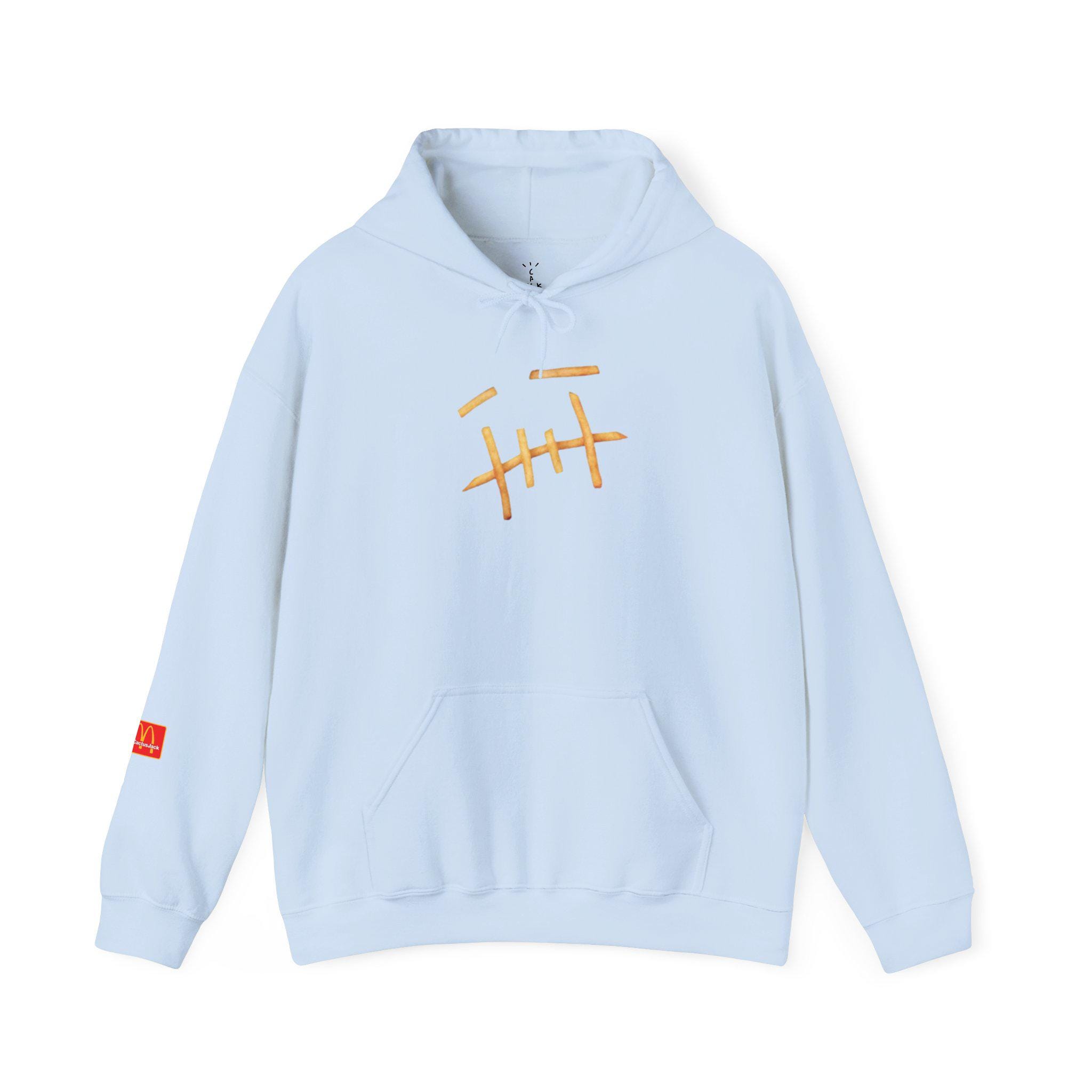 Travis Scott Mcdonalds Fry Hoodie/sweatshirt, Cactus Jack Wear for Fans ...