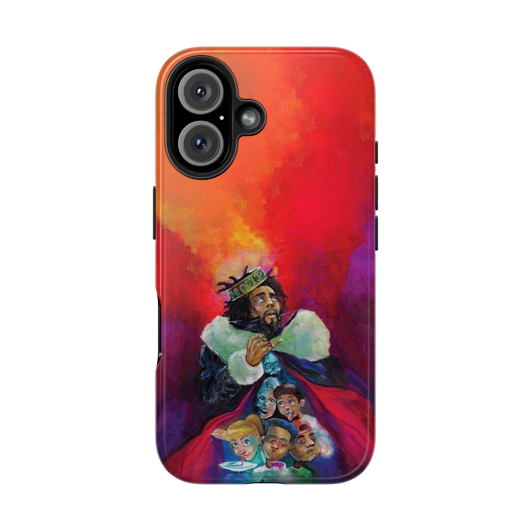 J Cole 'KOD' Album Cover Tough Phone Case, Protective Phone Cover, Hip ...