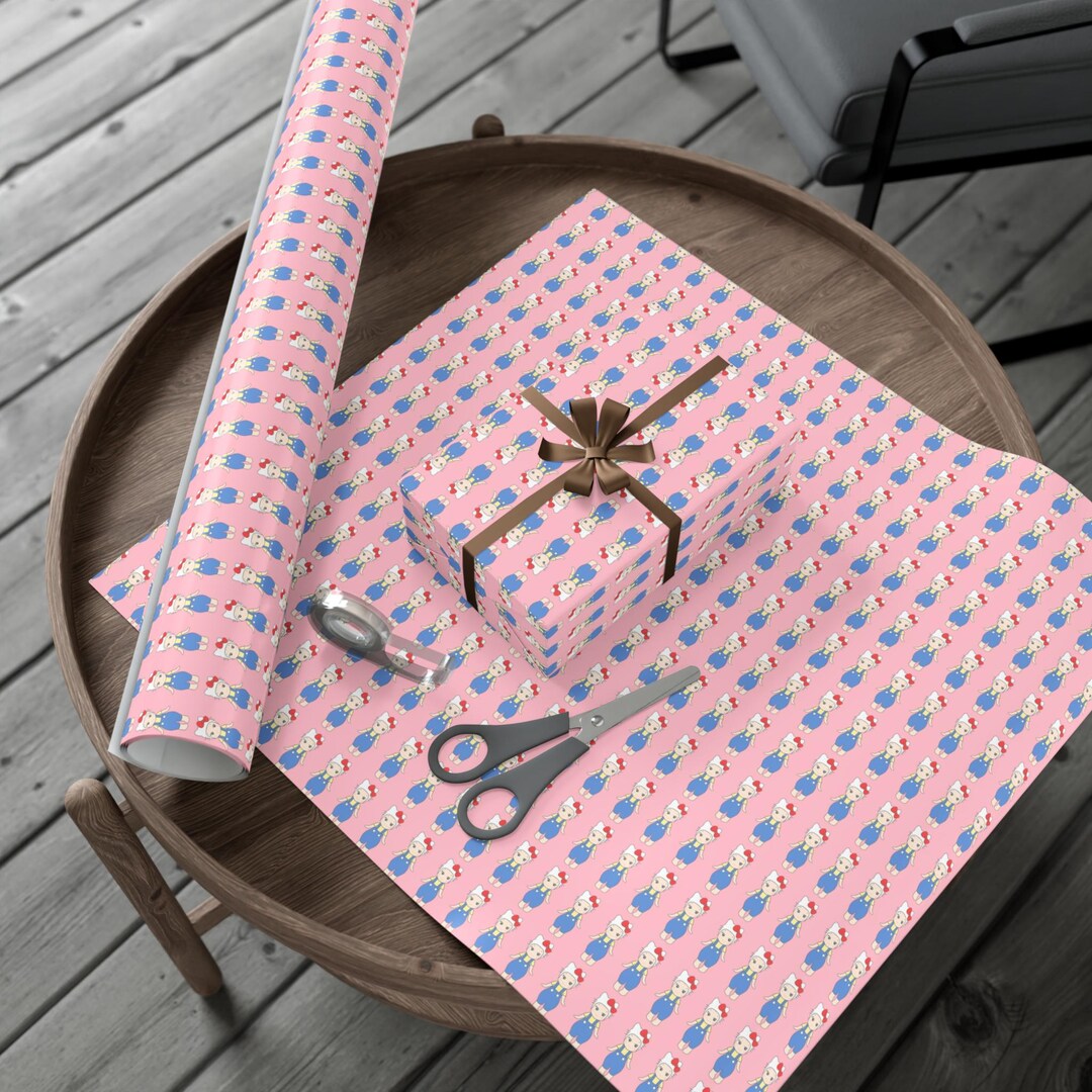 PINK Cute HK X Angel Sonny Wrapping Paper Roll - Etsy