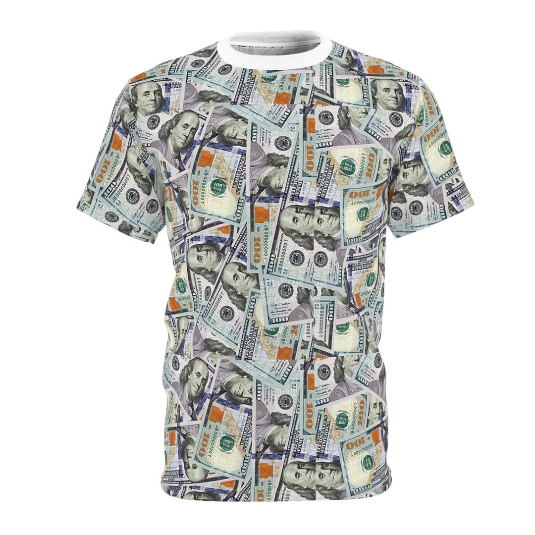 Money Unisex Tee Shirt, Dollar Sign Tshirt, Finance Clothing, Wealth ...