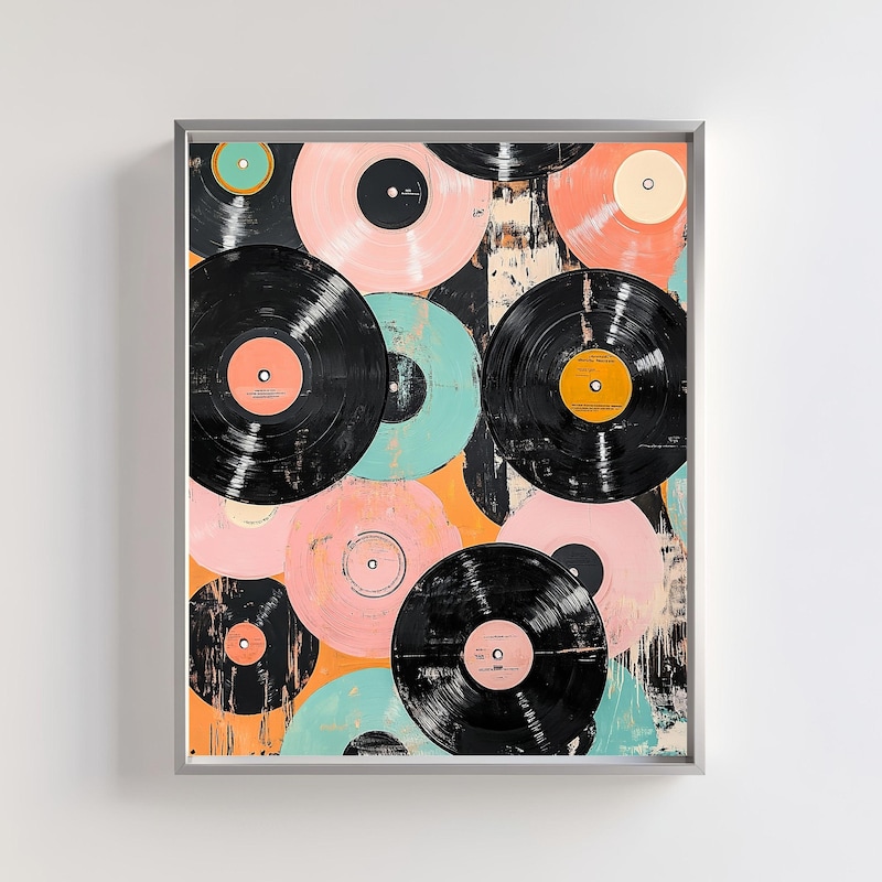 Retro Vinyl Record - Etsy
