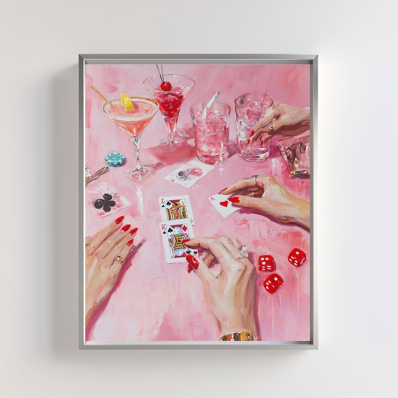 Poker Hands Wall Art - Etsy