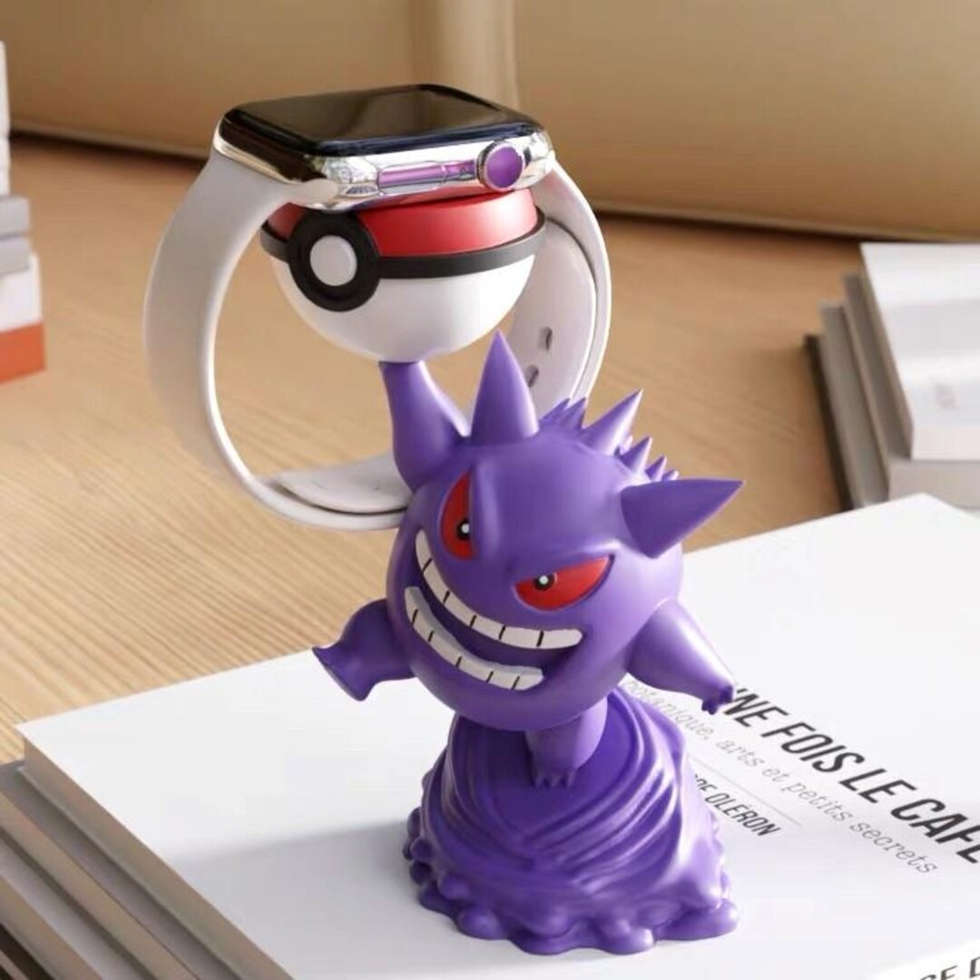 3D Printed Gengar Watch Charging Stand, Creative Watch Charging Stand ...