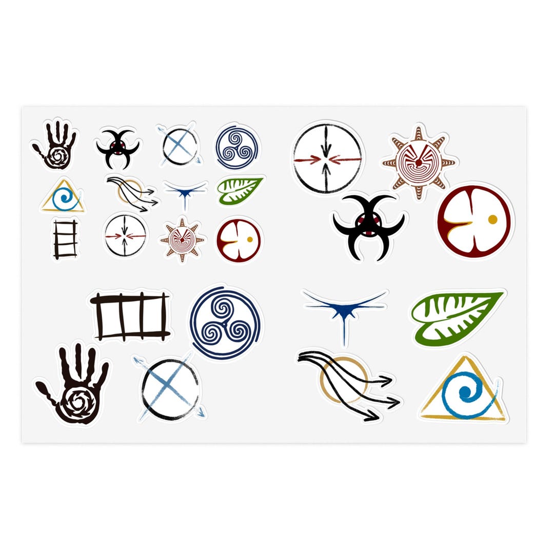 The 100 Clans Sticker Sheet - Etsy