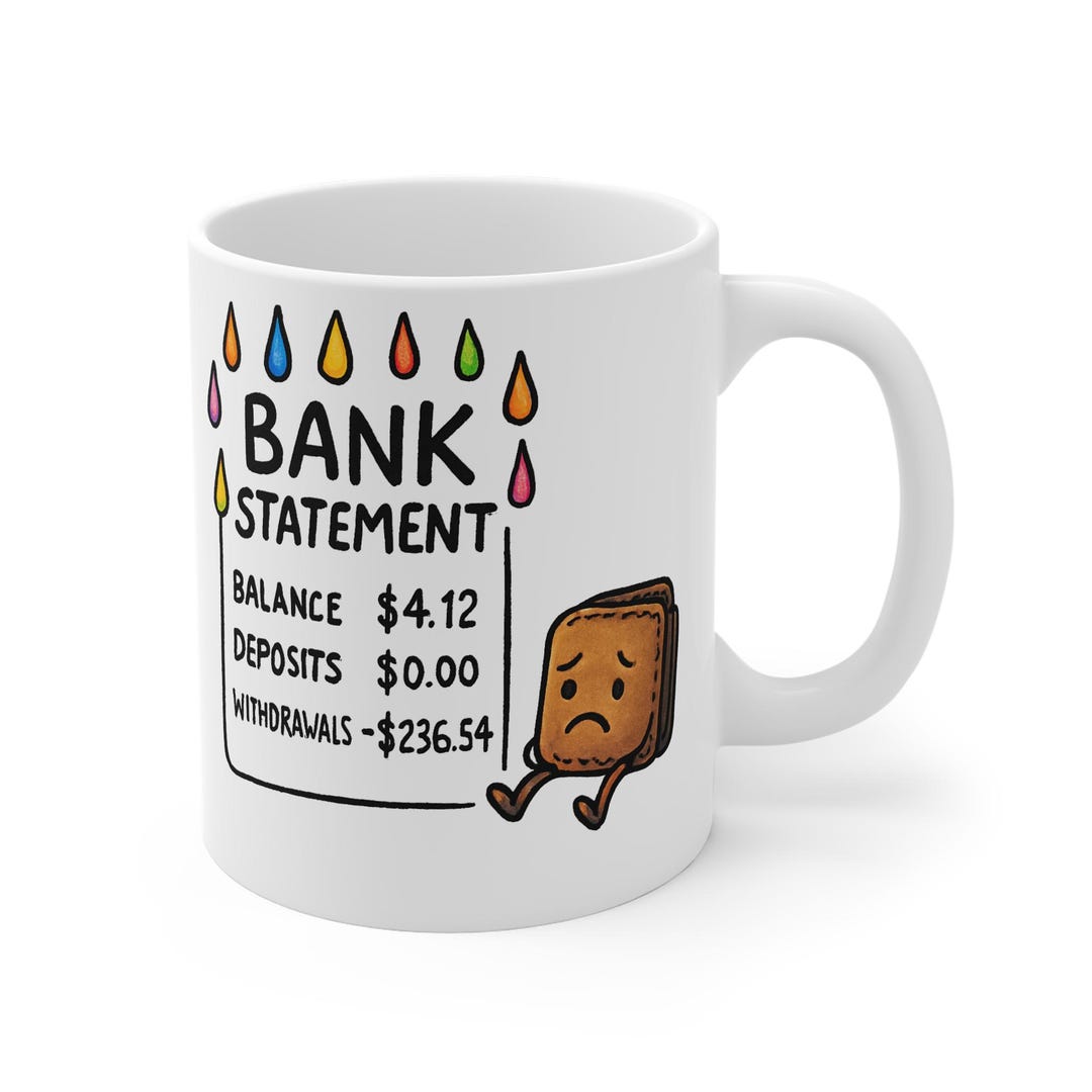 Every Teardrop is a Direct Debit | Funny Coldplay Coffee Mug | Mylo ...