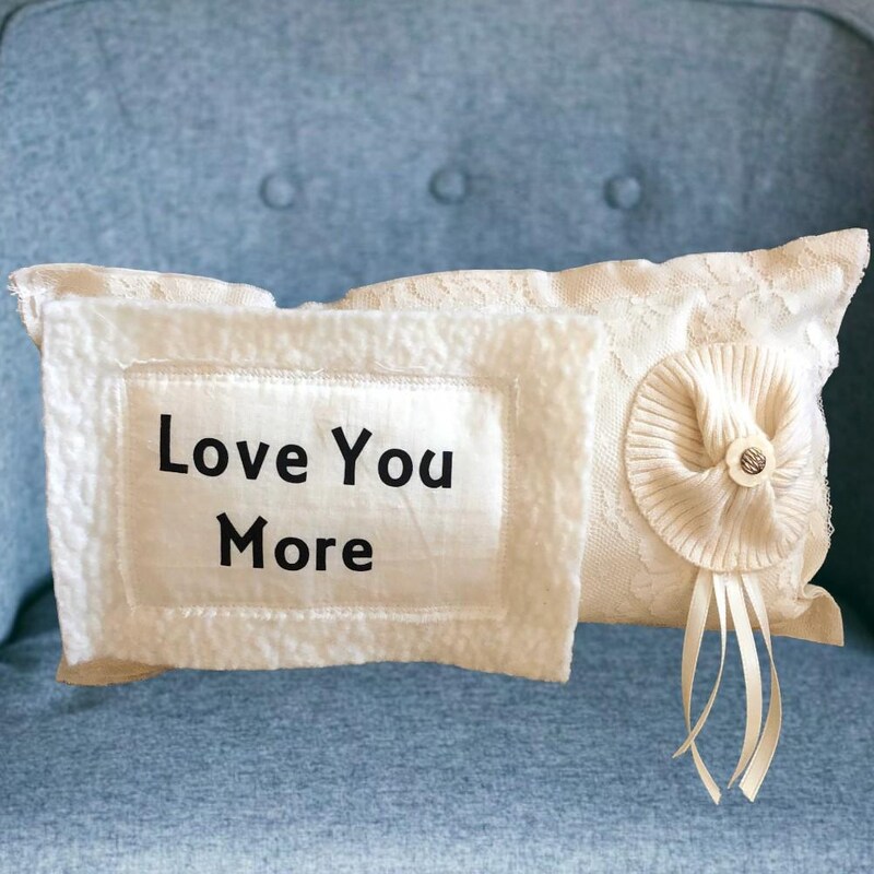 Love You More Pillow - Etsy
