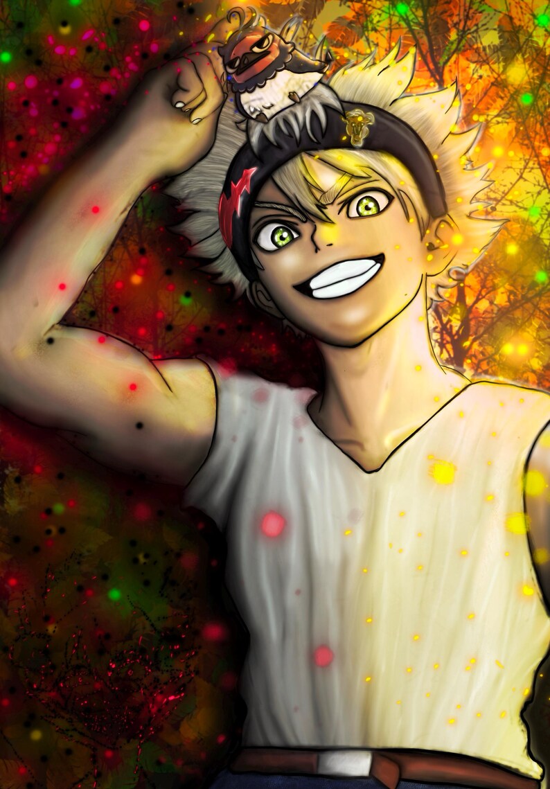 Asta Art Print Anime-inspired Wall Art Black Clover Anime Poster Trendy ...