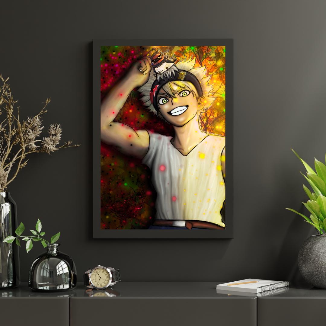 Asta Art Print | Anime-inspired Wall Art | Black Clover Anime Poster ...