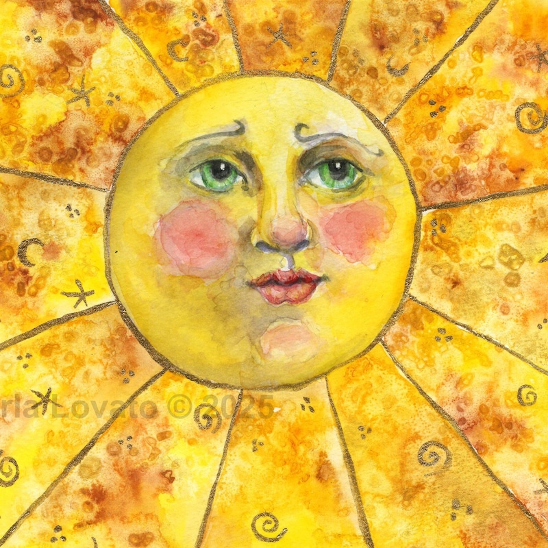 Sun Painting - Etsy