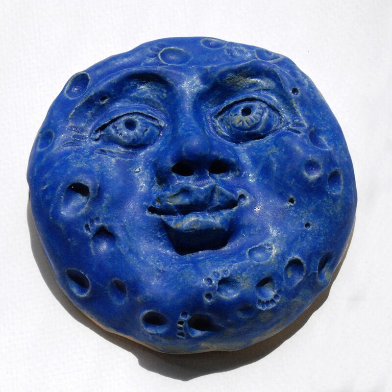 Hand Sculpted Clay Wall Faces - Etsy