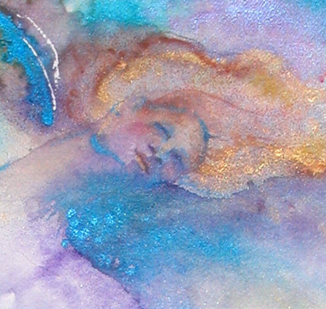 Goddess Painting Abstract Painting Watercolor Painting 5 X - Etsy