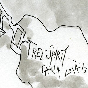 Pen and Ink Drawing, Original Drawing, Tree Spirit, Fairy Drawing ...