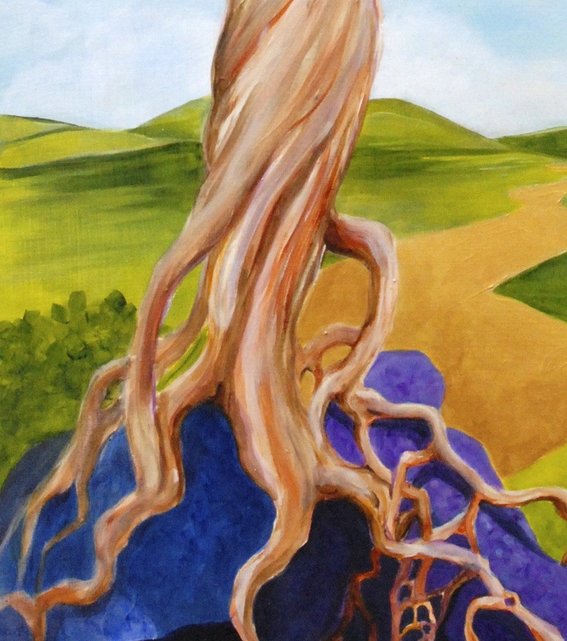Goddess Art Goddess of Trees Original Painting Tree Spirit - Etsy