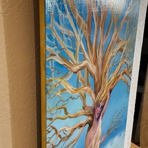 Goddess Art, Goddess of Trees, Original Painting, Tree Spirit, Celtic ...