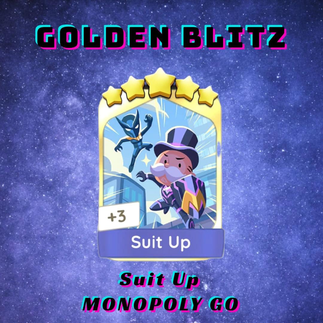 Monopoly_go Golden Blitz Suit up DEC 01st FAST DELIVERY - Etsy