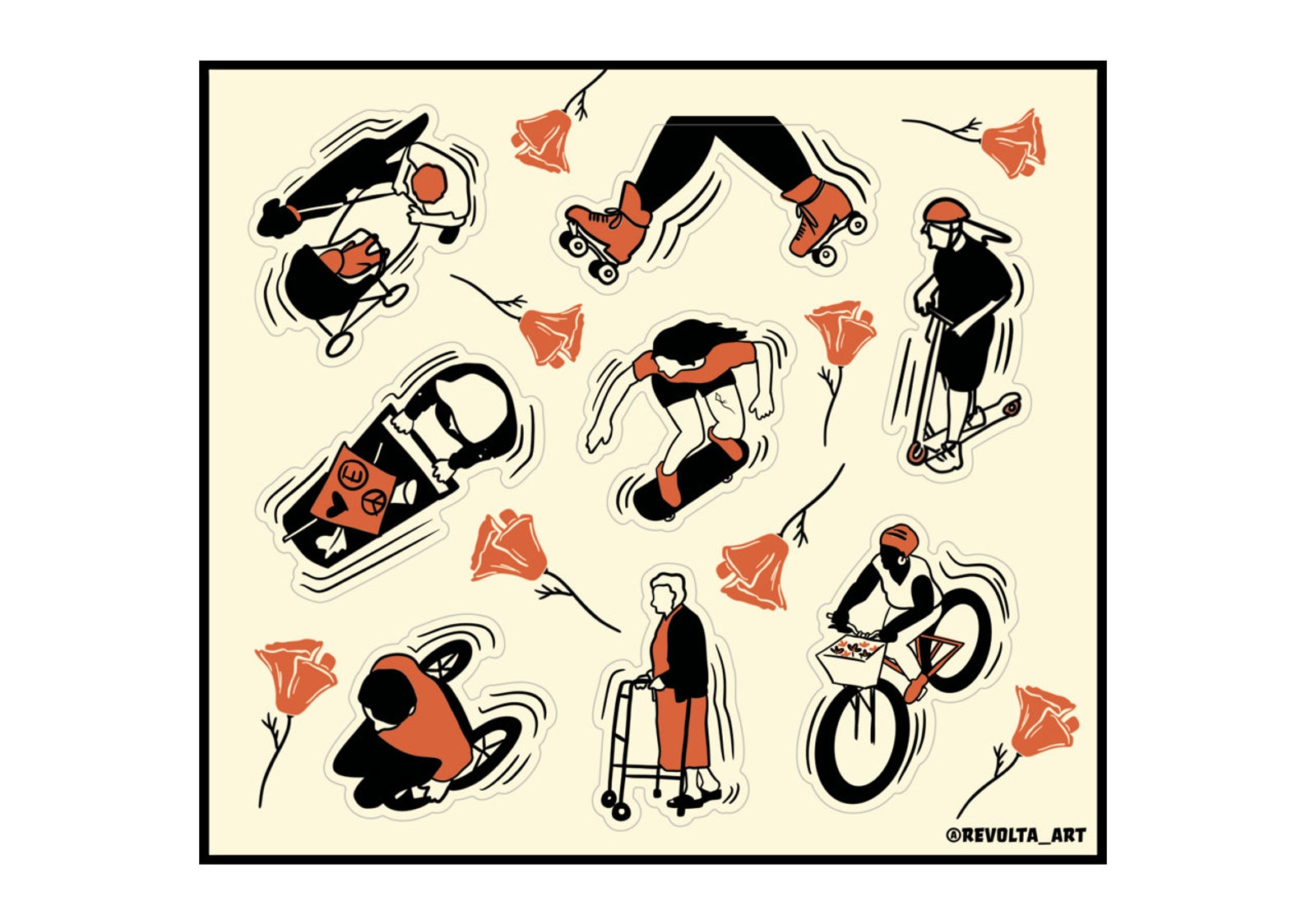Accessibility & Mobility Sticker Sheet - Etsy