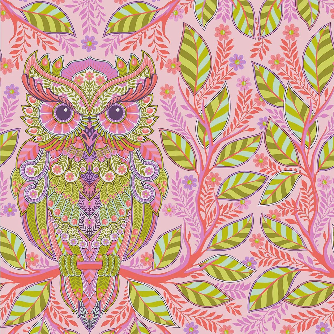 Hootie Patootie Honey - Full Moon Forest II | Tula Pink PWTP244.HONEY ...