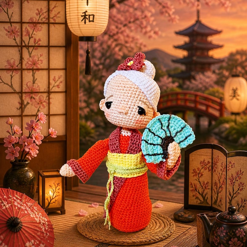 Geisha Traditional Doll - Etsy