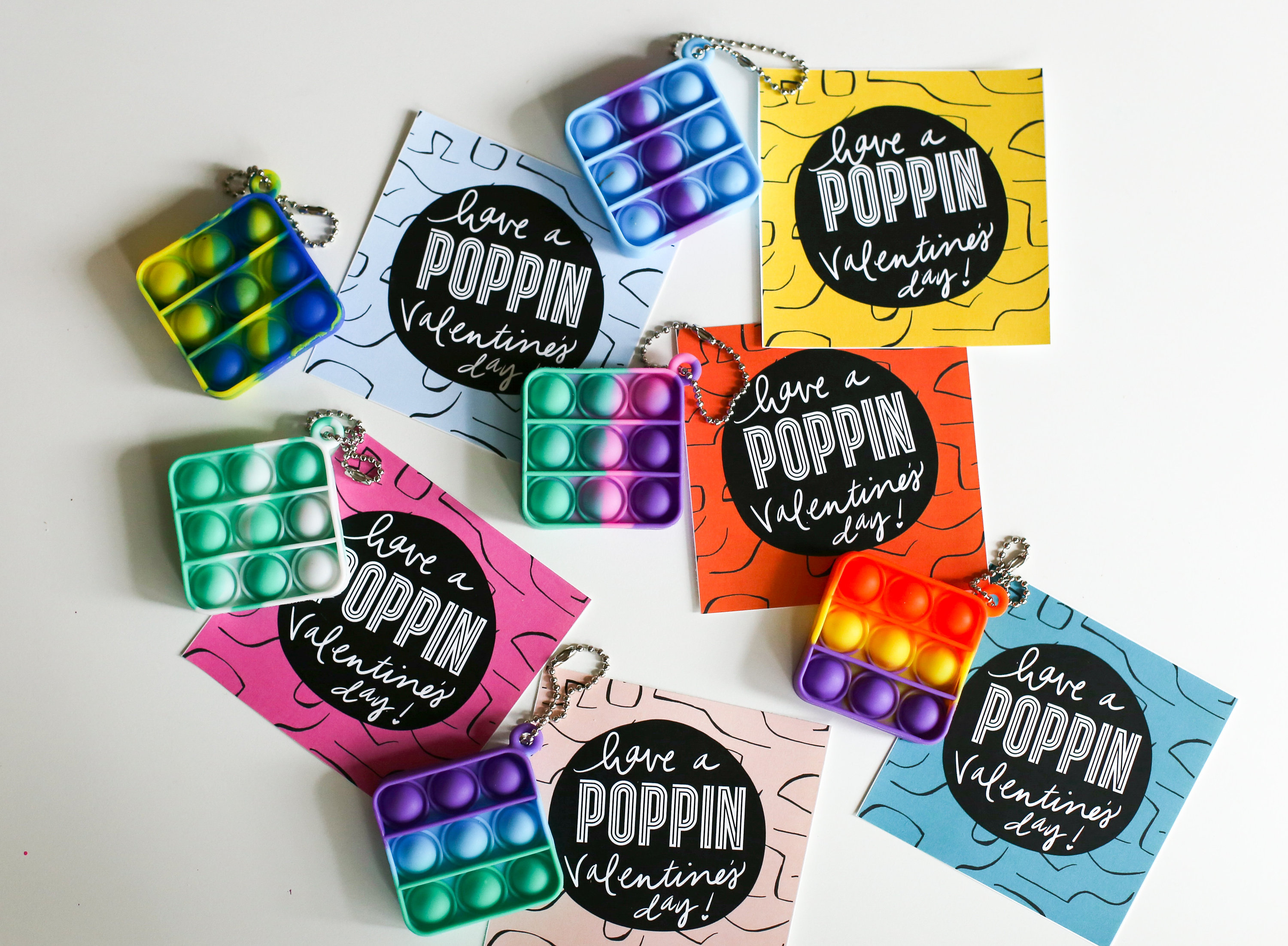 Pop It Valentine Card / Classroom Valentines / DIGITAL - Etsy