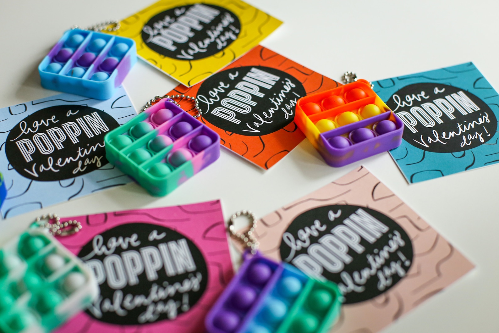 Pop It Valentine Card / Classroom Valentines / DIGITAL | Etsy