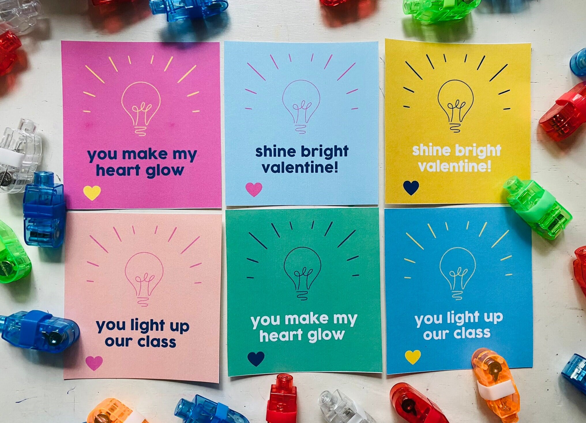 You Light up Our Class / Light up Valentine / Classroom Valentine ...