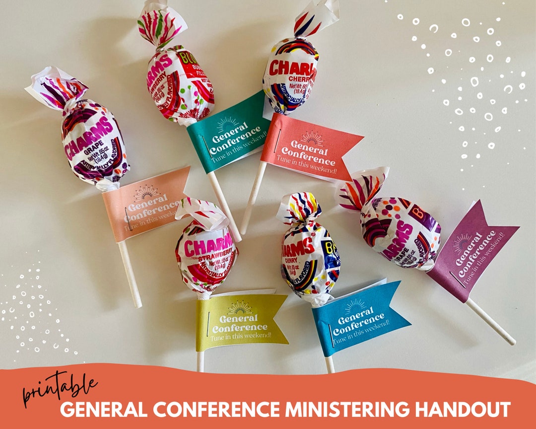 LDS General Conference Sucker Tags / Prophet Quote / Youth YW, Primary ...
