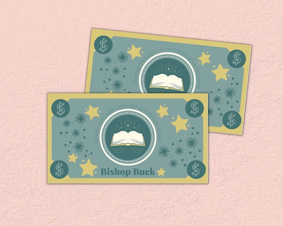 Primary Bishop Bucks / LDS Primary 2022 / Primary Birthday / - Etsy