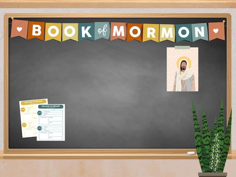 Primary Banner / Primary Bulletin Board / Book of Mormon/ Bulletin ...