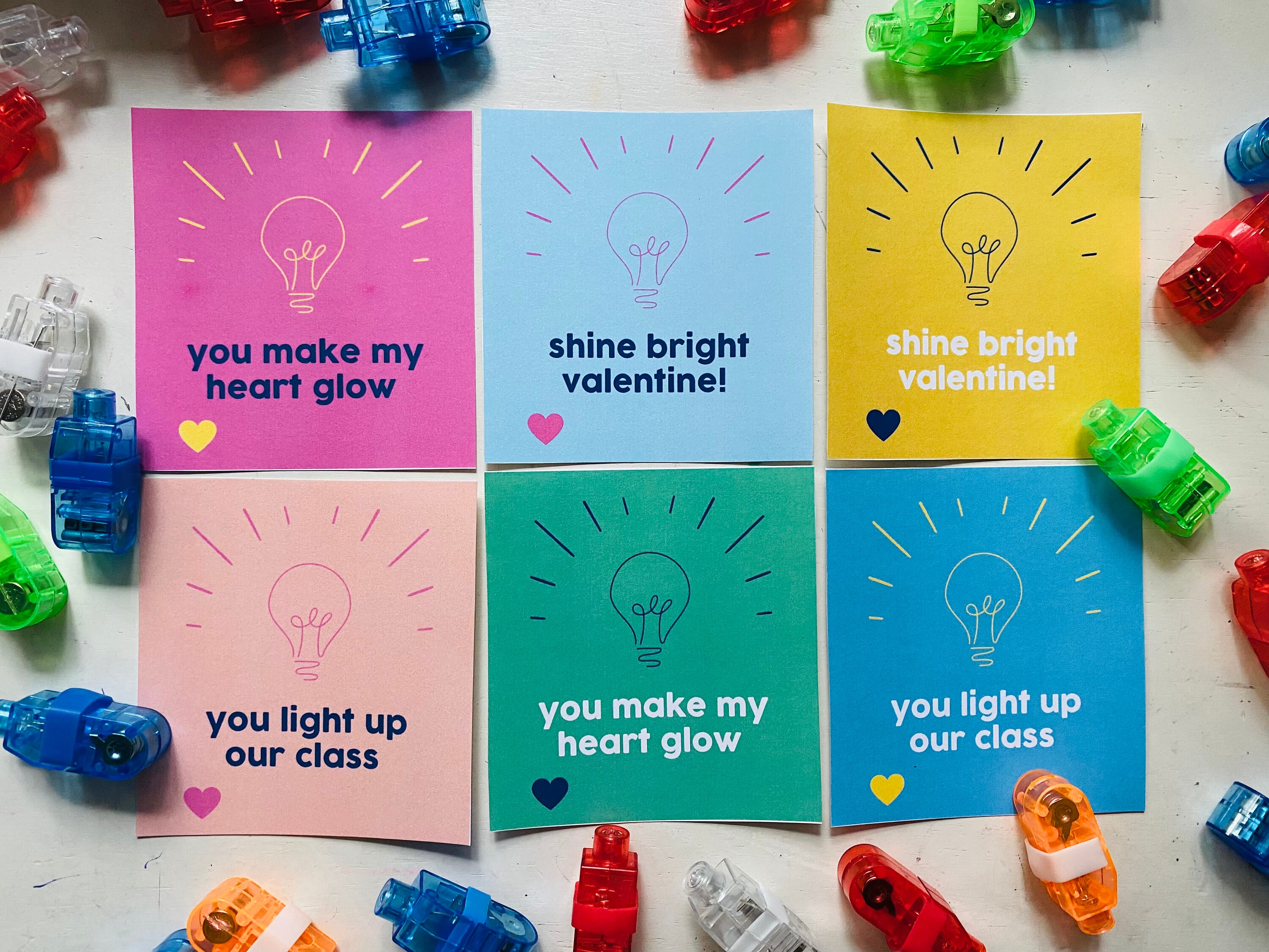 Light Valentine / Classroom Valentine / Kids Valentine Exchange ...