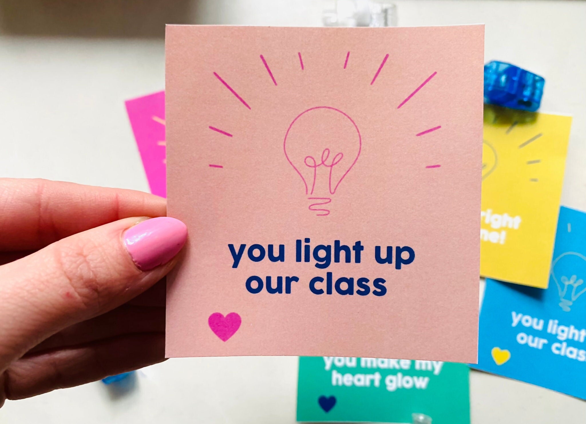 You Light up Our Class / Light up Valentine / Classroom Valentine ...