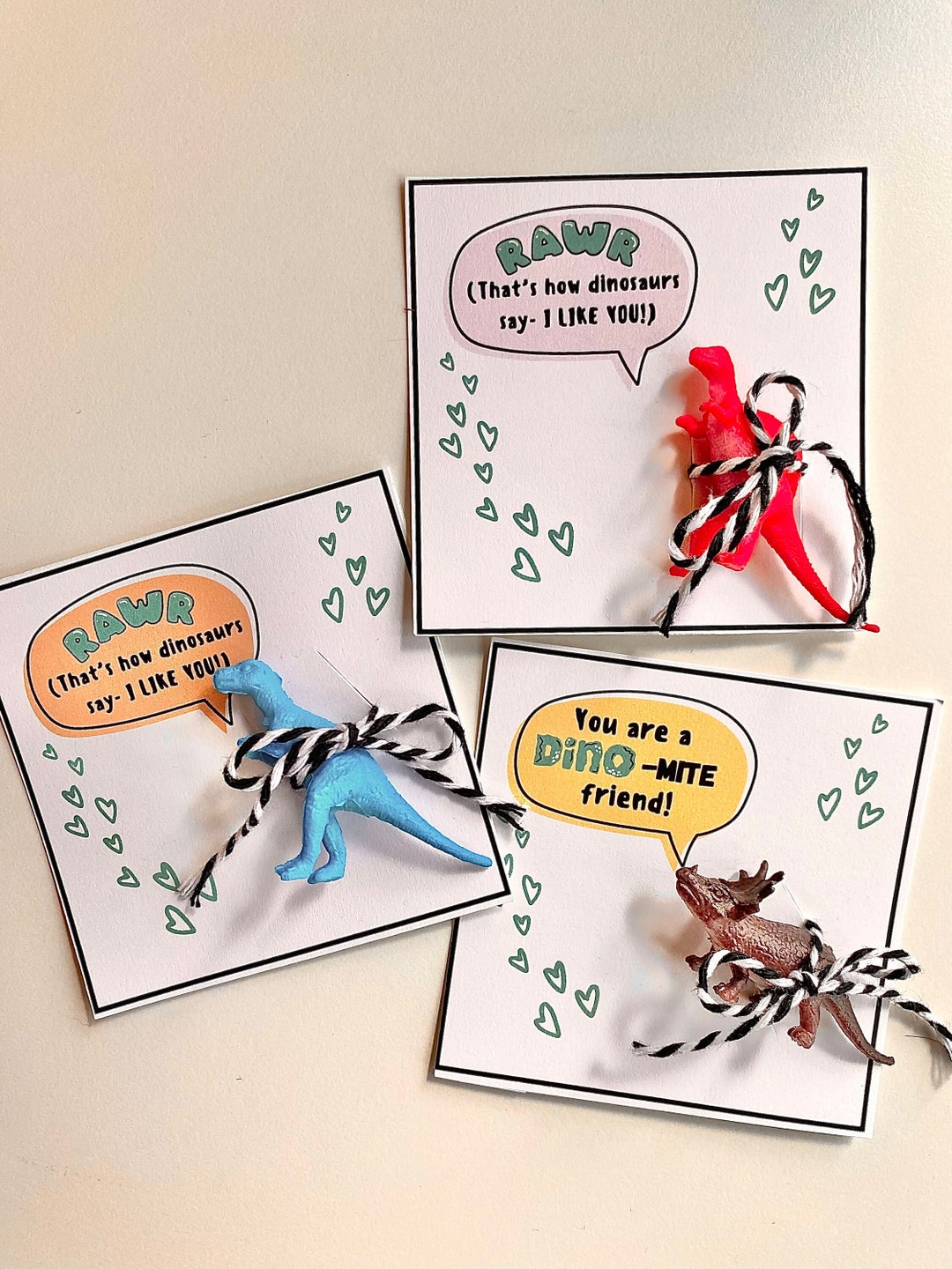 Dinosaur Valentine / Classroom Valentine / Dino-mite & Rawr / DIGITAL ...