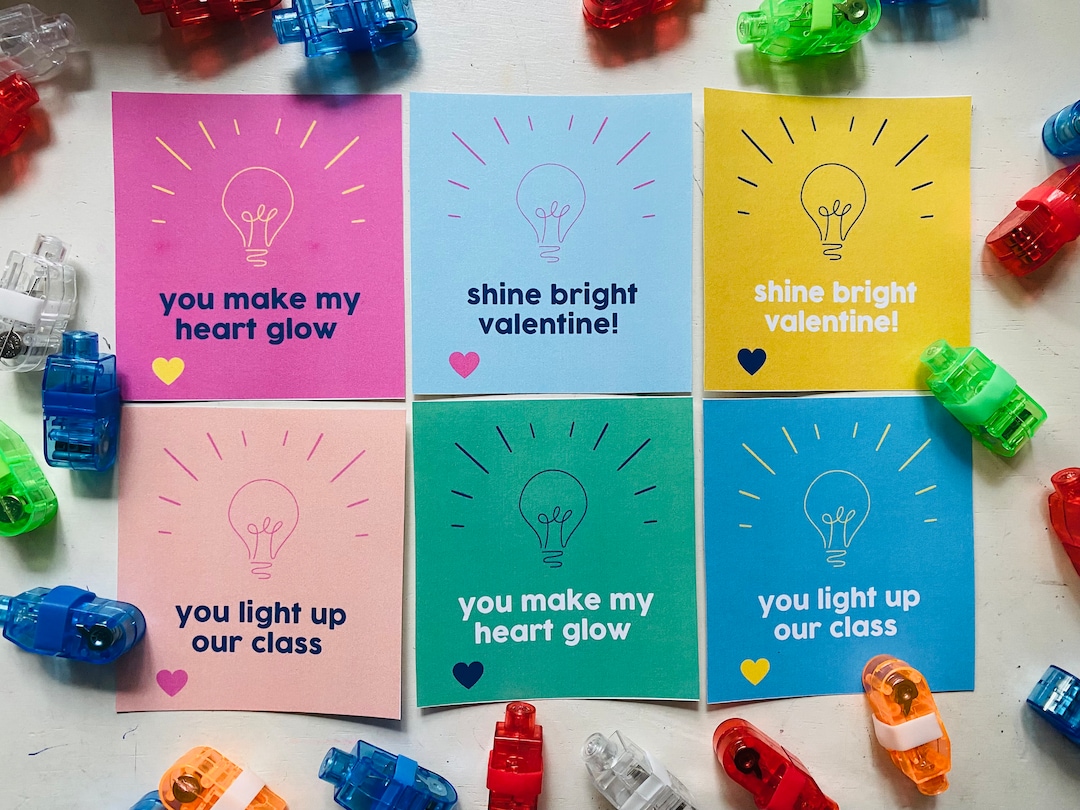You Light up Our Class / Light up Valentine / Classroom Valentine ...
