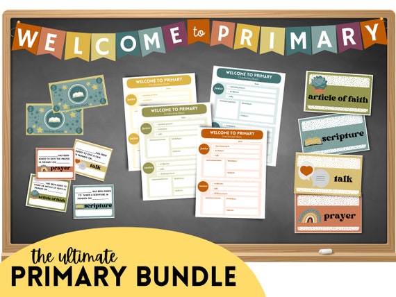 PRIMARY BUNDLE / Primary Printables/ LDS Primary 2022 - Etsy
