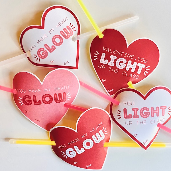 Valentines Day Glow Stick - Etsy