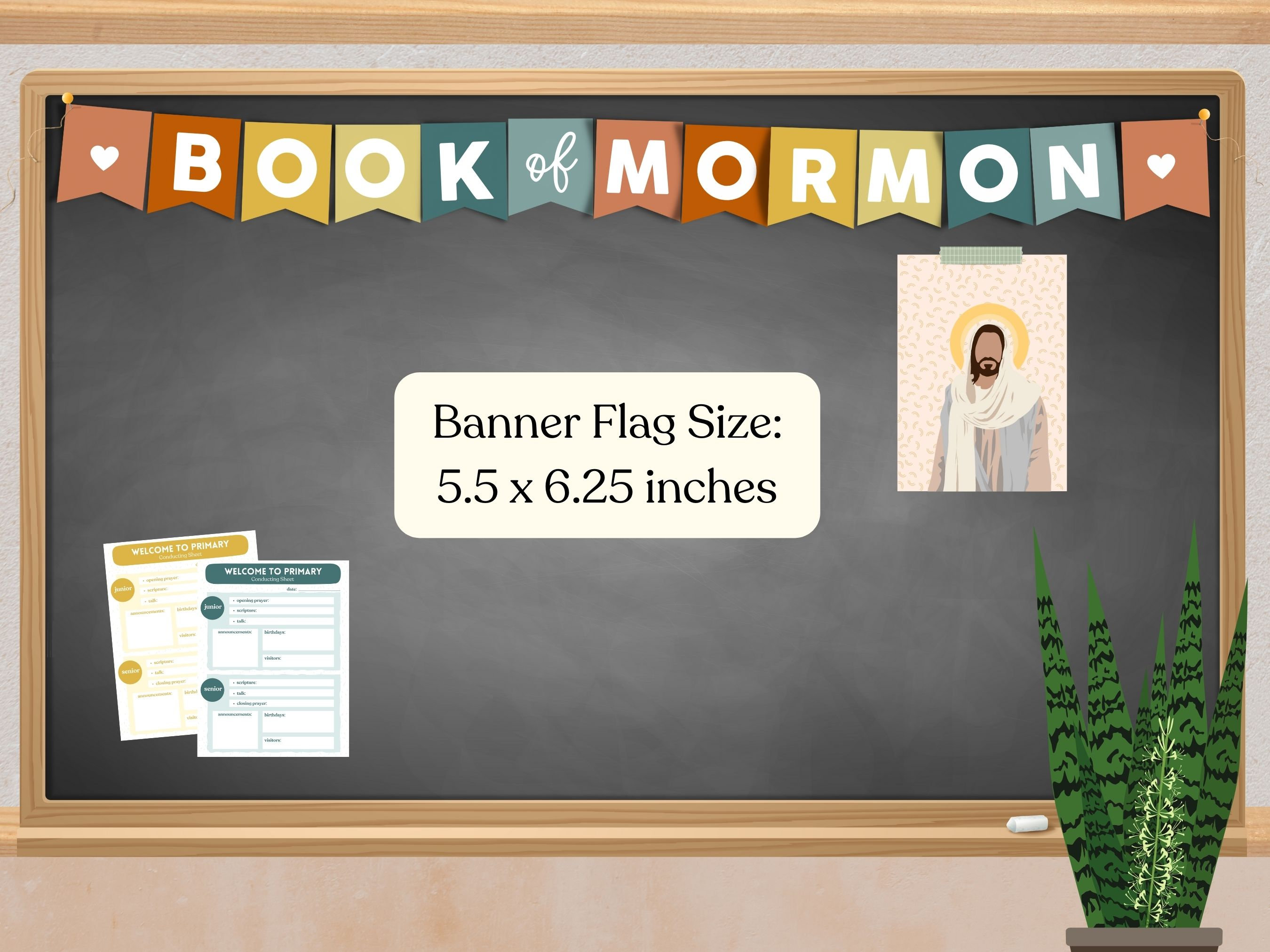 Primary Banner / Primary Bulletin Board / Book of Mormon/ Bulletin ...