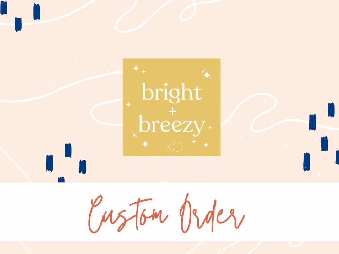 Customize Your Order (ADD ON) - Etsy