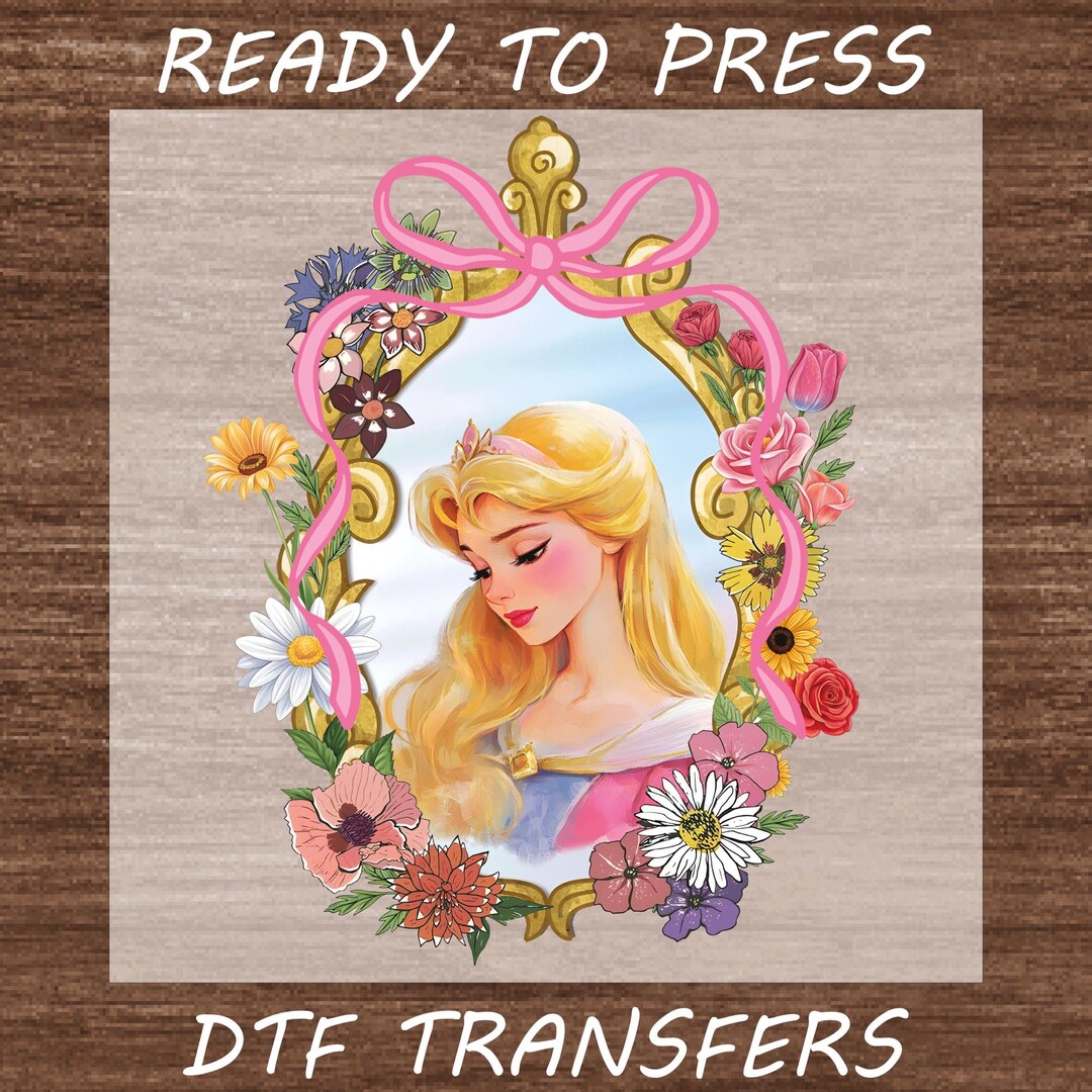 Disney Princess DTF Transfer, Princess Rapunzel Be Brave Ready to Press ...