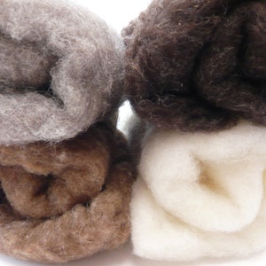 Heidifeathers Carded British Wool Batts - Soft Felting and Spinning ...