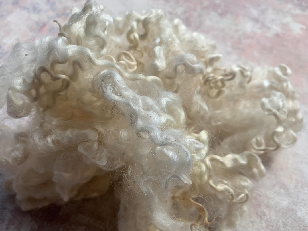 Heidifeathers Wensleydale Wool Locks - Natural White or Natural Black ...