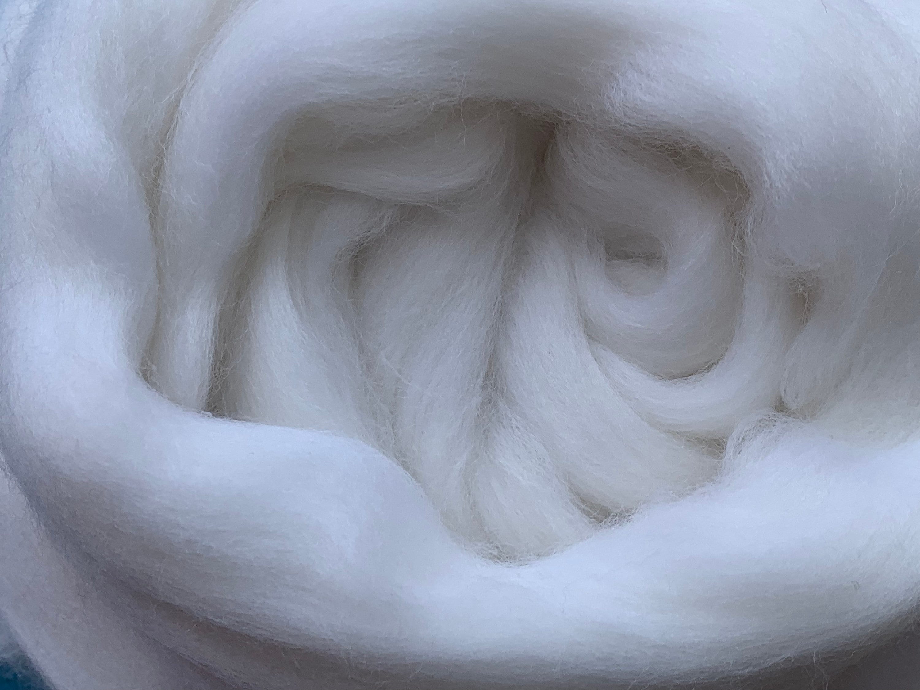 Heidifeathers Bright White Merino Wool Tops / Roving 100g / 3.5oz - Etsy UK