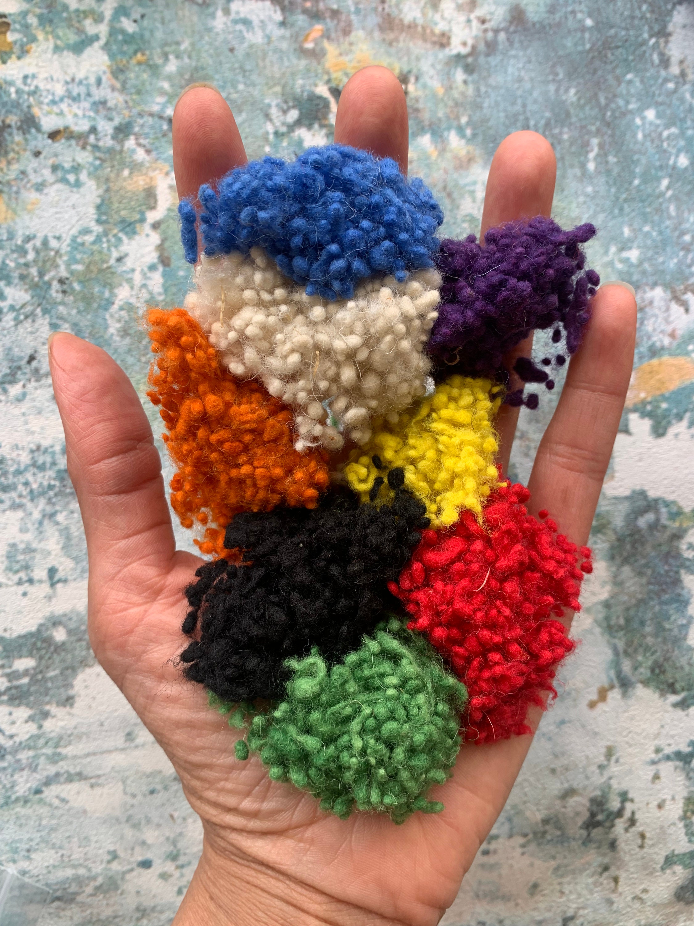 Heidifeathers Wool Nepps Mix 8 Colours - Etsy UK