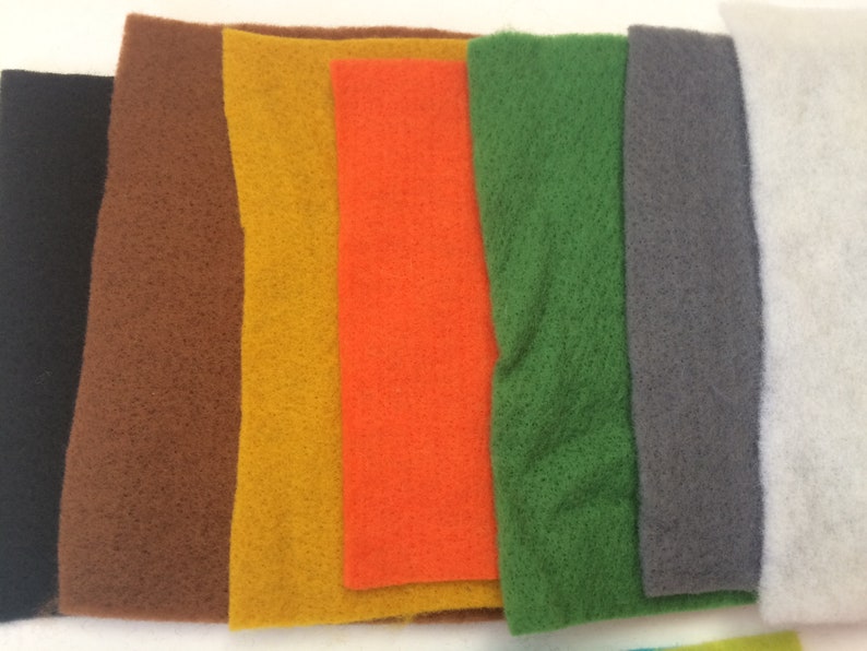 Heidifeathers 12" Pre-felt / Prefelt Squares 100% Merino Wool - Choose ...