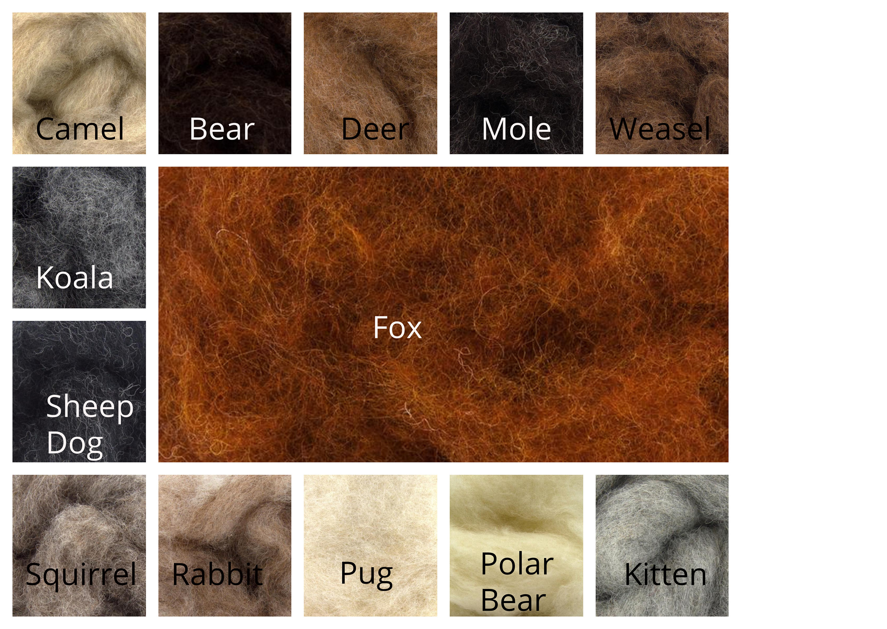 Heidifeathers Felting Wool Single Colours Carded Wool - Etsy Canada